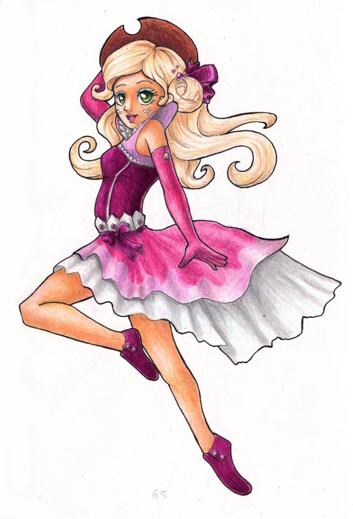 #1745175 - safe, artist:andpie, applejack, equestria girls, alternate ...