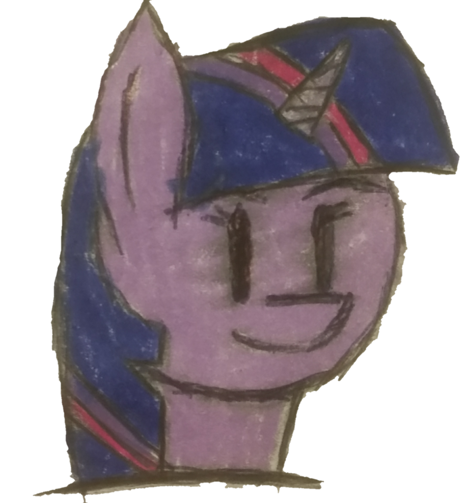 #1745932 - safe, artist:antique1899, twilight sparkle, pony, g4, bust ...