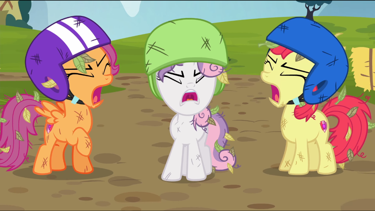 #1723872 - safe, screencap, apple bloom, scootaloo, sweetie belle, g4 ...