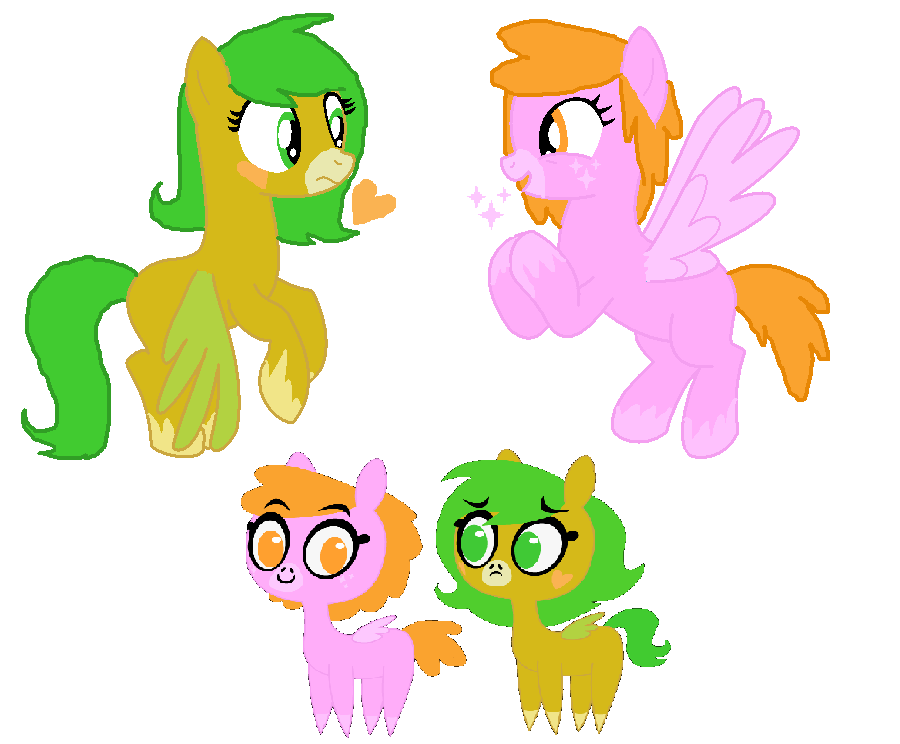 #1724945 - safe, artist:eeveeinasuit, butterbean, pretty pretty pegasus ...