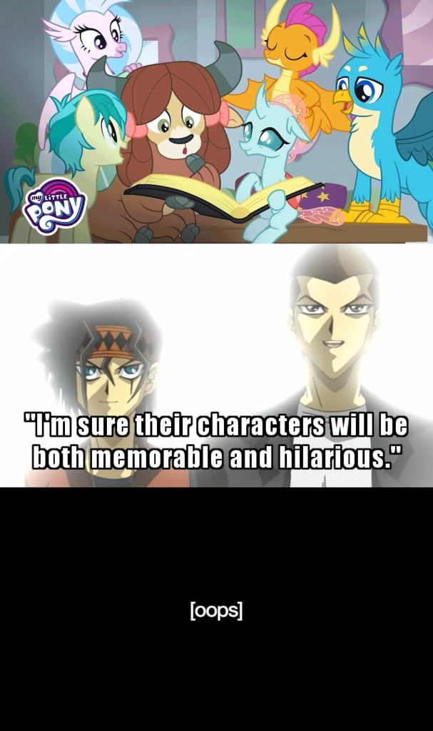 #1725019 - safe, edited screencap, screencap, gallus, ocellus, sandbar ...