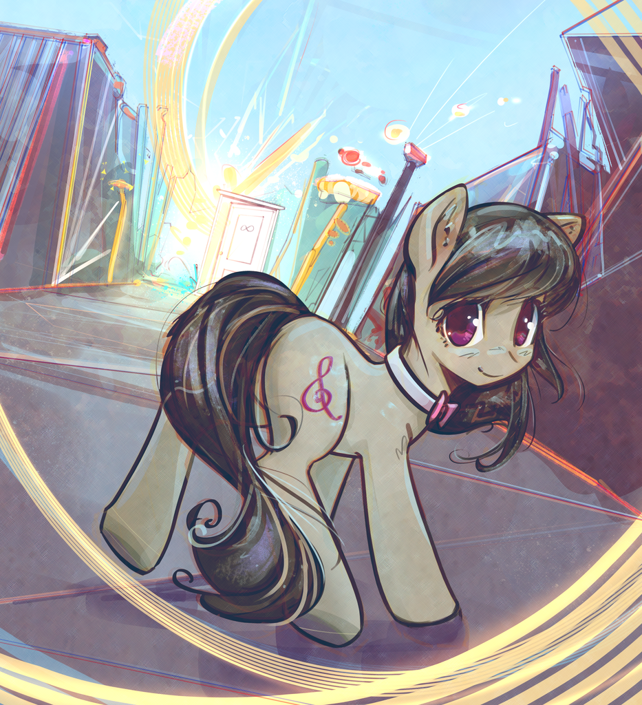 #1725023 - safe, artist:mirroredsea, octavia melody, earth pony, pony ...