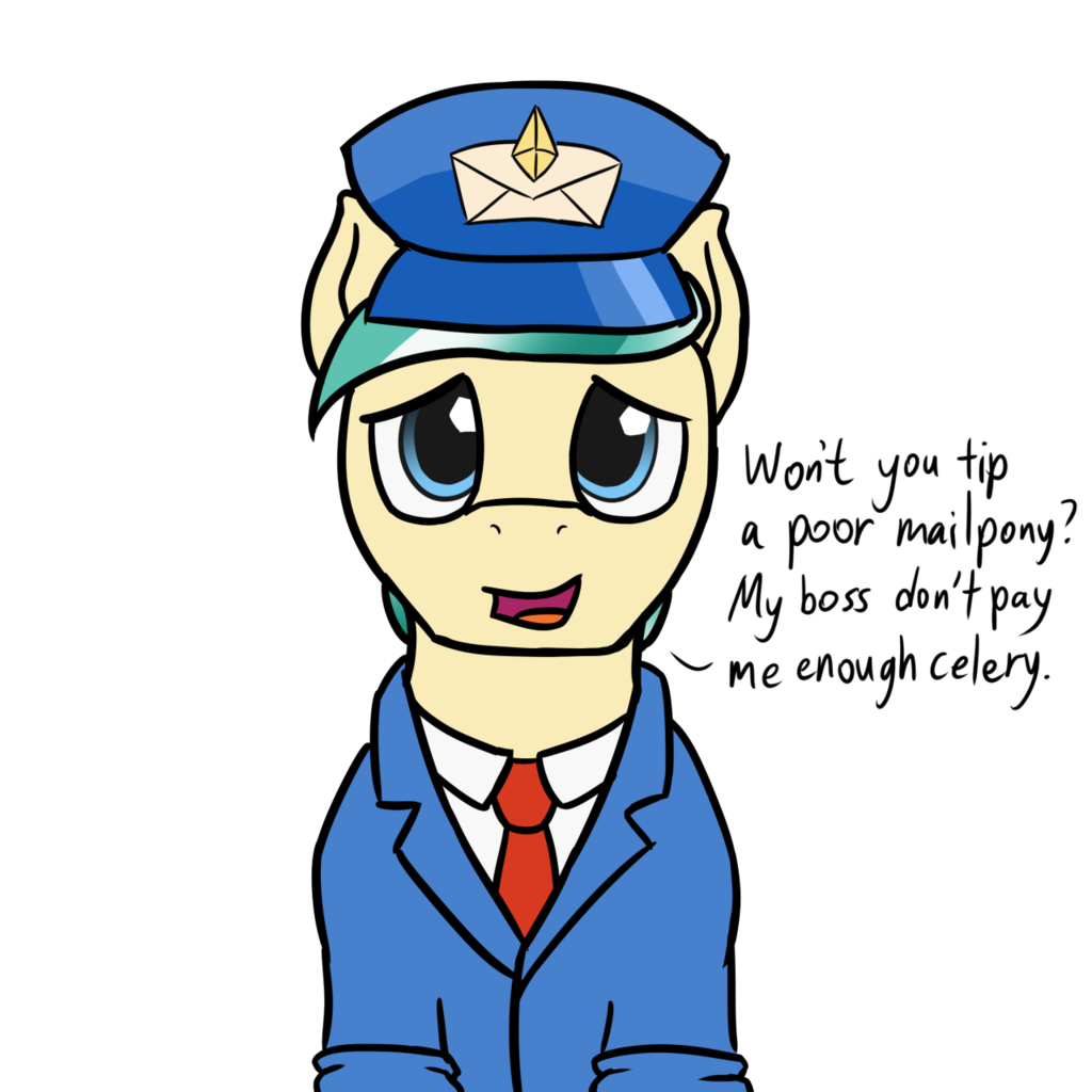 #1725634 - safe, artist:mkogwheel, proper postal, crystal pony, pony ...