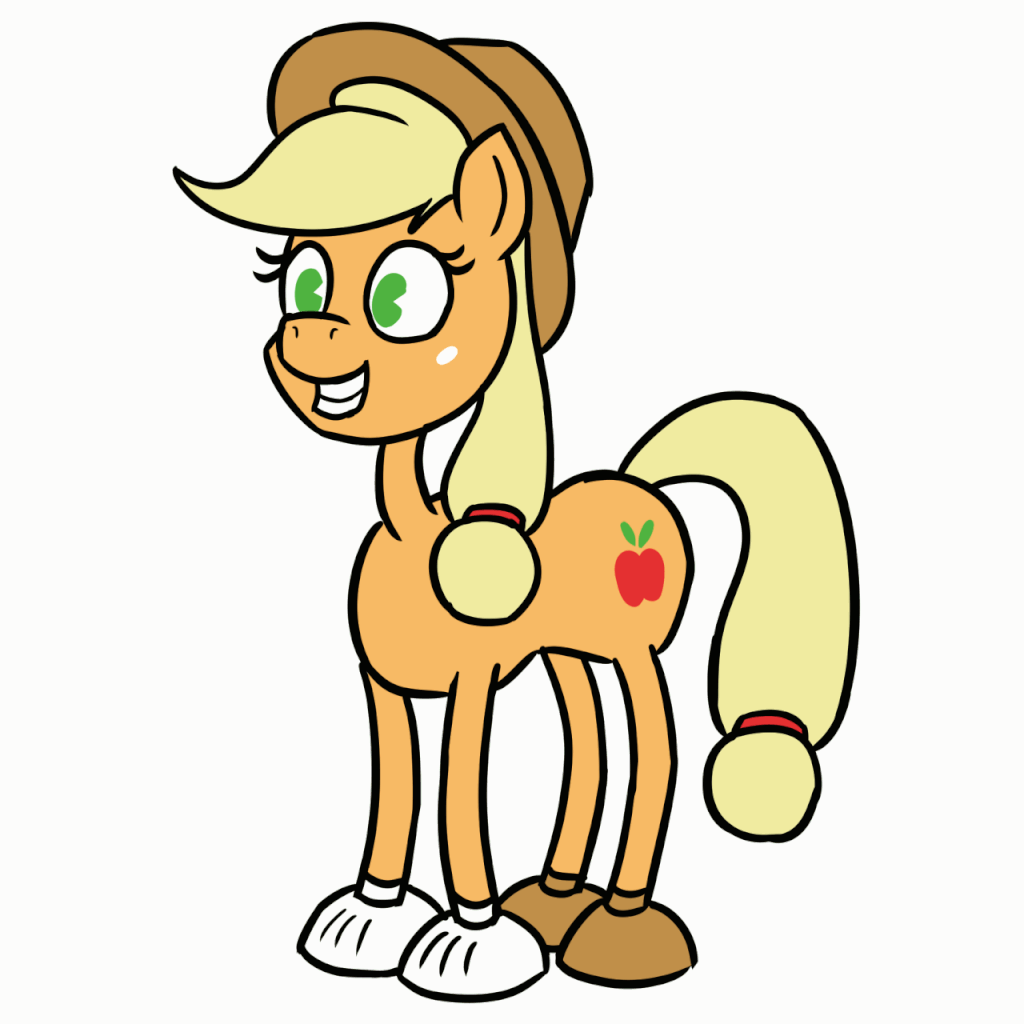 #1726502 - safe, alternate version, artist:mkogwheel, applejack, earth ...