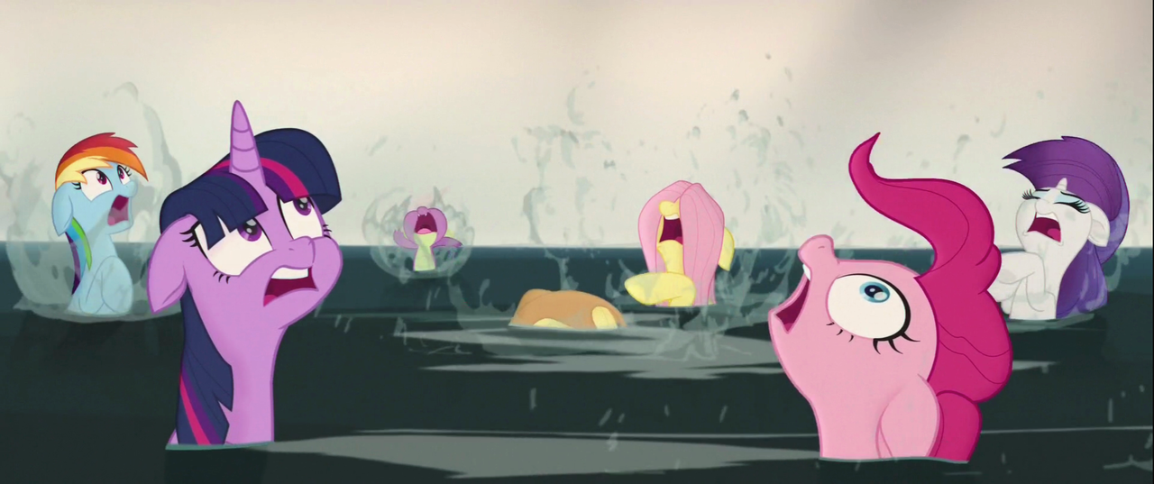 #1726762 - safe, screencap, applejack, fluttershy, pinkie pie, rainbow ...