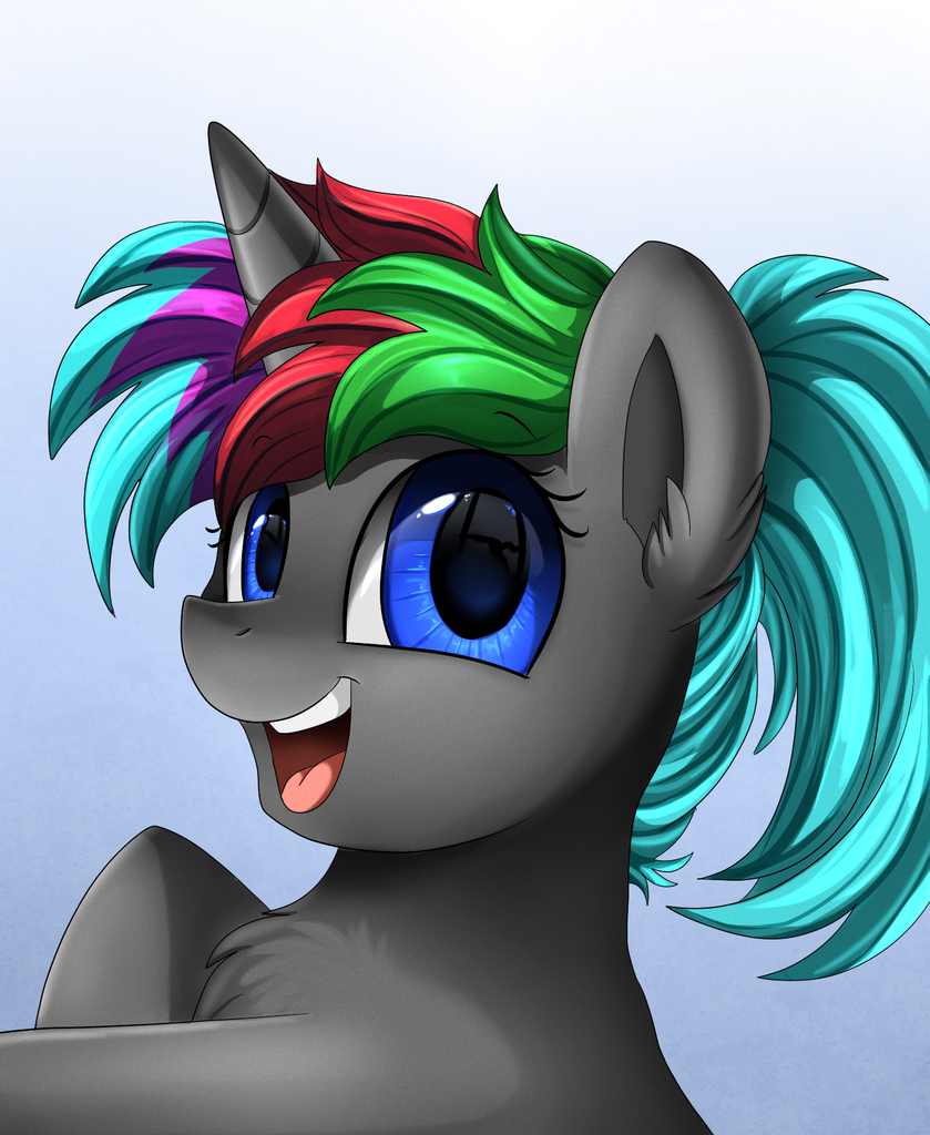 #1754867 - safe, artist:pridark, oc, oc only, oc:diamond sharp, pony, unicorn, female, mare ...