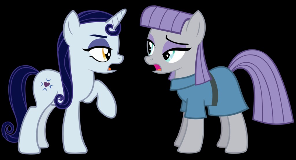 #1757132 - safe, maud pie, moonlight raven, earth pony, pony, g4, black ...