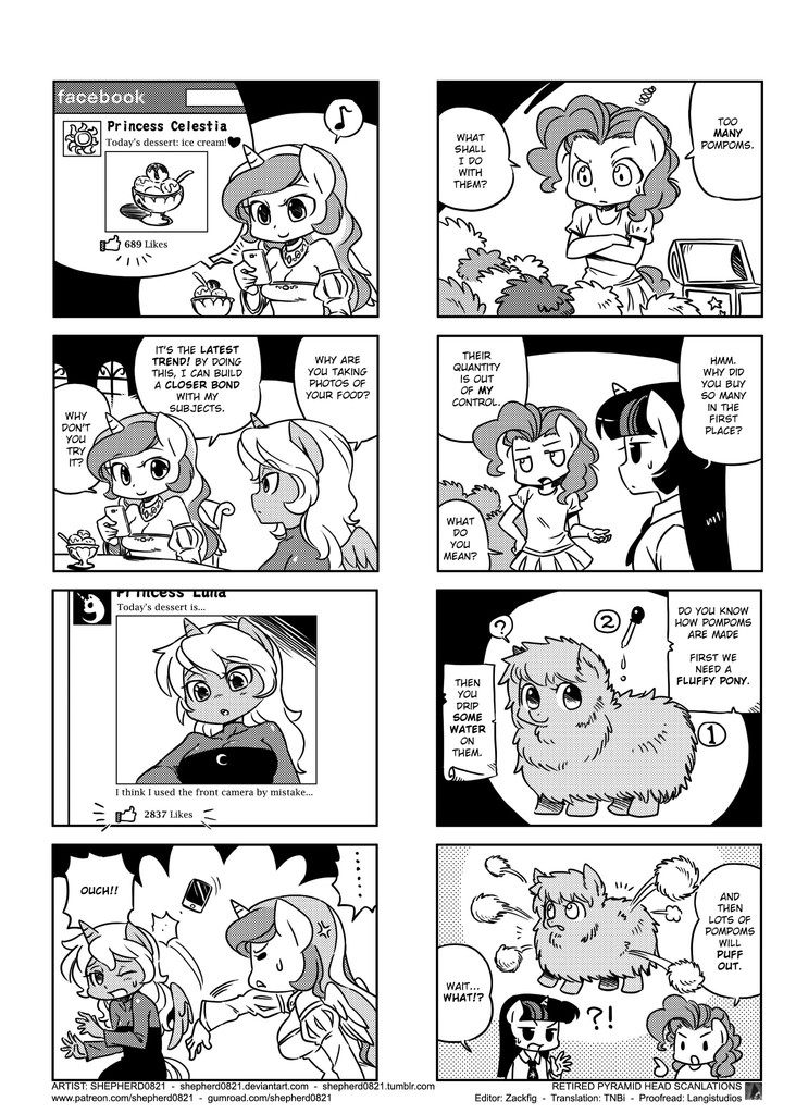#1758617 - safe, artist:shepherd0821, pinkie pie, princess celestia ...
