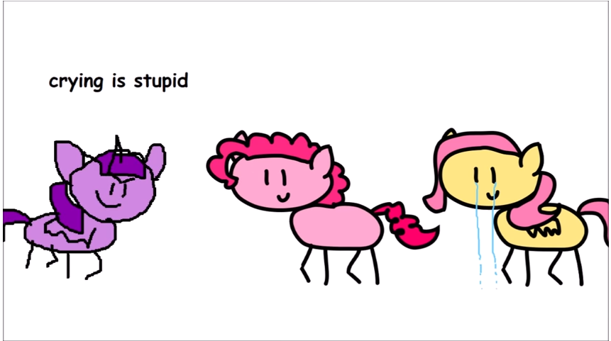 #1758971 - safe, artist:round trip, fluttershy, mean twilight sparkle ...