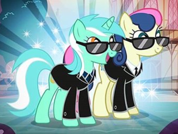 #1747503 - safe, gameloft, bon bon, lyra heartstrings, sweetie drops ...