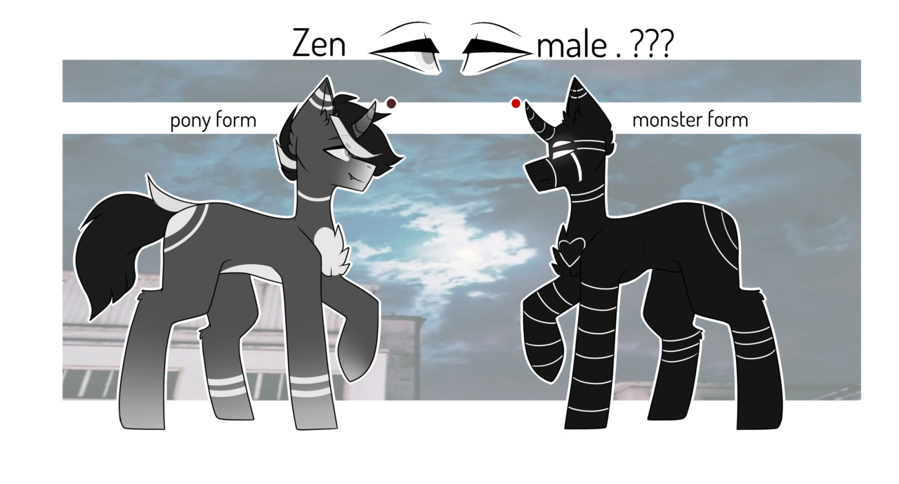 #1748163 - safe, artist:umiimou, oc, oc only, oc:zen, pony, unicorn, male, reference sheet ...