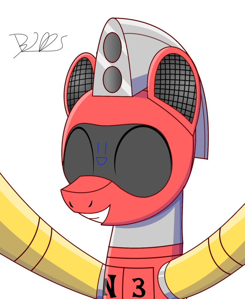 #1762116 - safe, artist:trackheadtherobopony, oc, oc only, oc:trackhead, pony, robot, robot pony ...