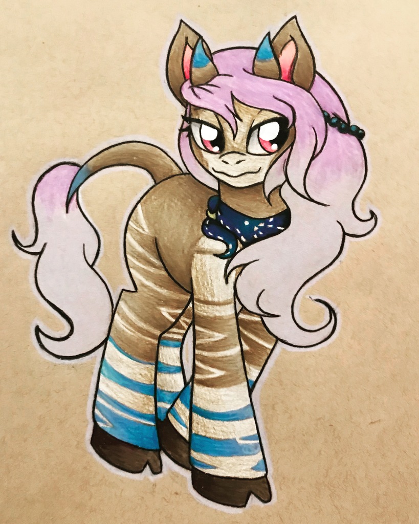 #1766212 - safe, artist:luvangelpie, oc, oc only, okapi, high res ...