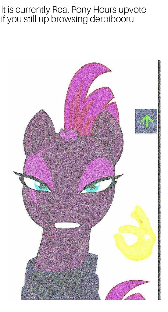 #1766986 - safe, edit, tempest shadow, pony, g4, dank memes, deep fried ...