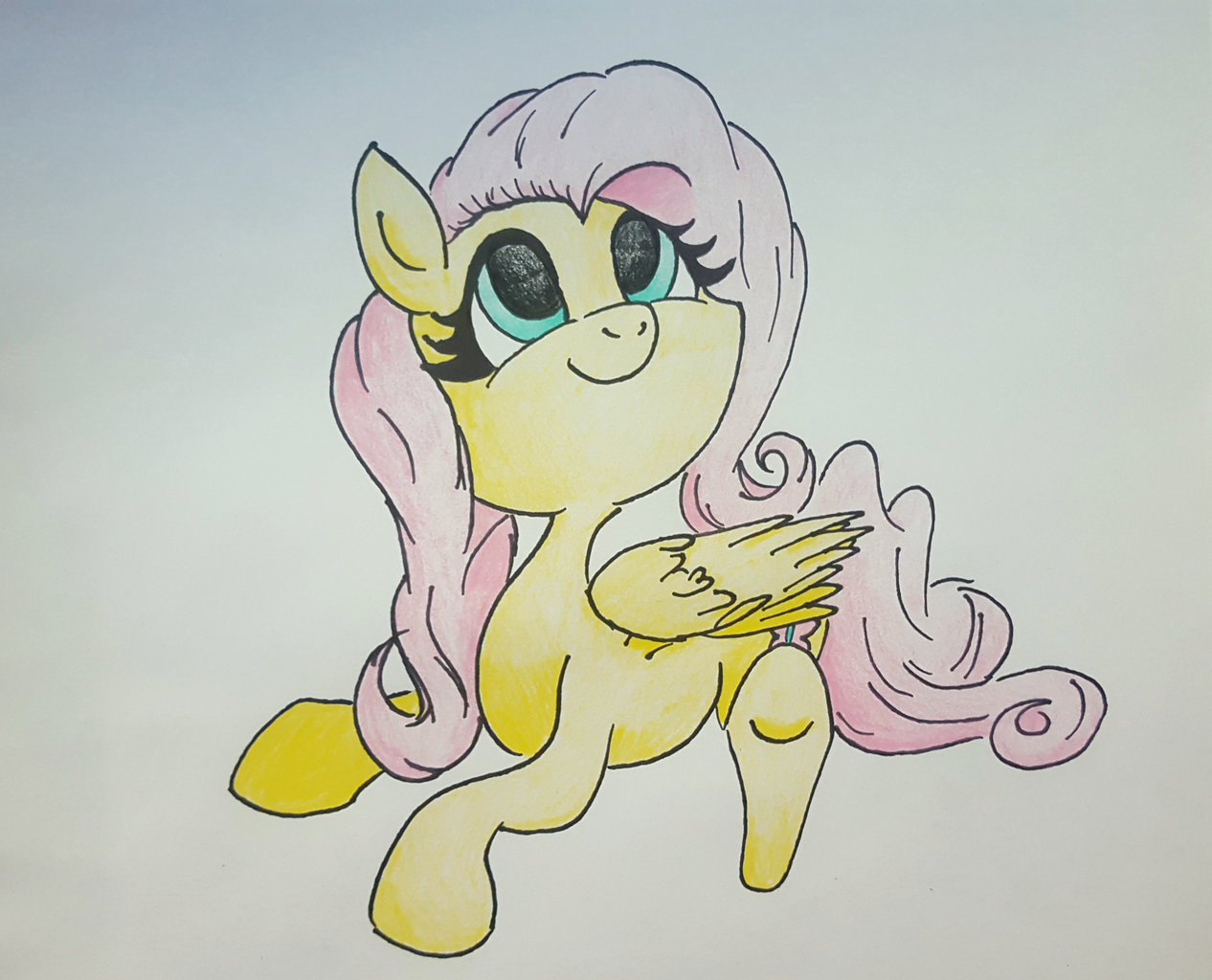 #1767557 - safe, artist:lindselaine, fluttershy, pegasus, pony, g4 ...