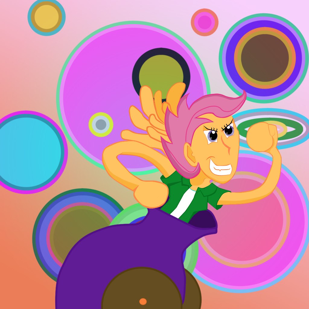 #1768132 - safe, artist:seabagebola, scootaloo, equestria girls, g4 ...