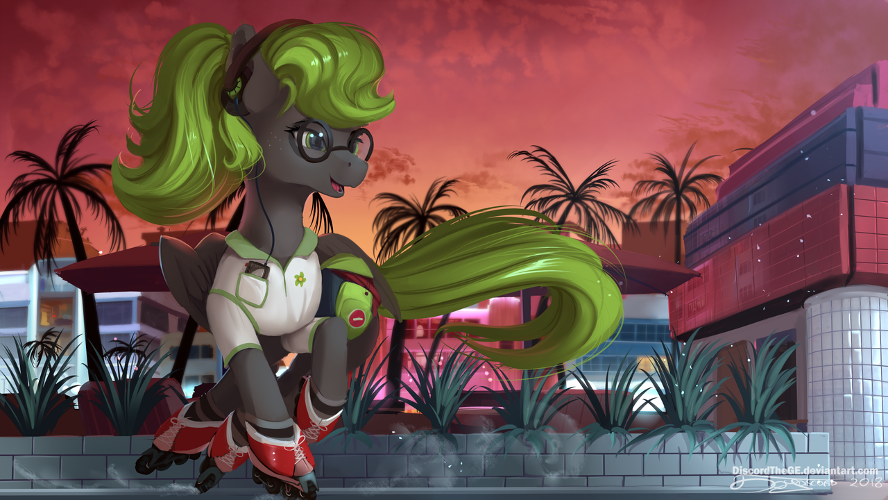 1751405 Safe Artist Discordthege Oc Oc Only Oc Fenderella Bass