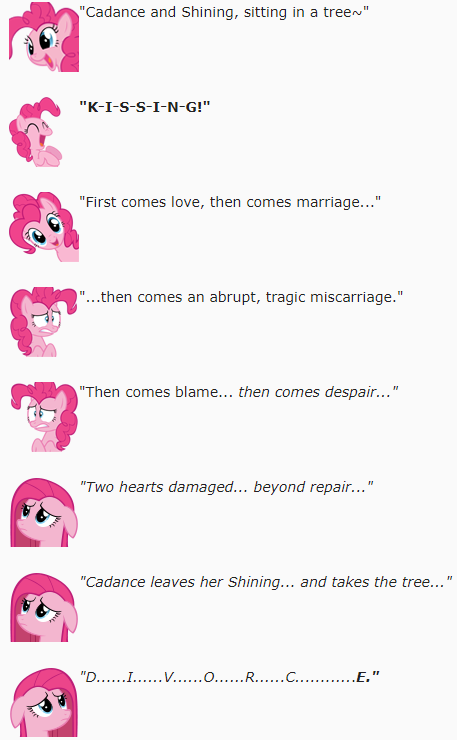#1751890 - semi-grimdark, artist:dziadek1990, pinkie pie, g4, cyanide ...