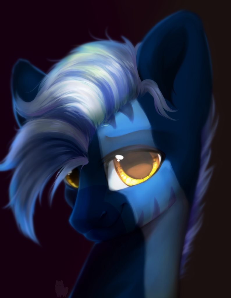 #1752518 - safe, artist:alphadesu, oc, oc only, oc:dark straw, hybrid ...