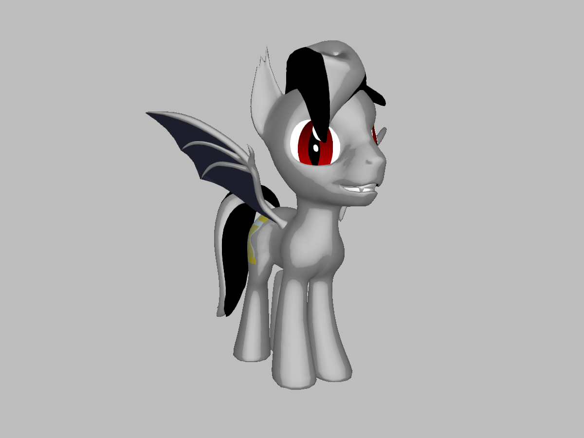 #1752827 - safe, oc, oc only, bat pony, pony, 3d, 3d pony creator, bat ...