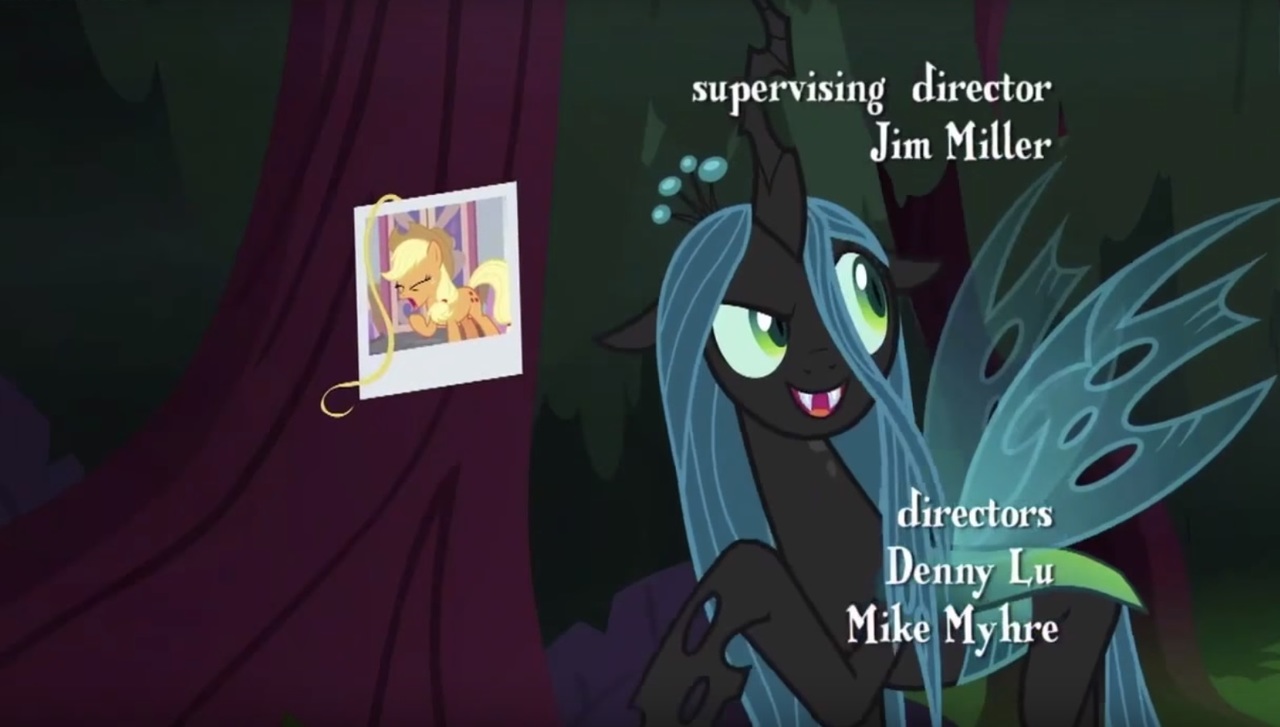 #1753673 - safe, screencap, applejack, queen chrysalis, changeling ...