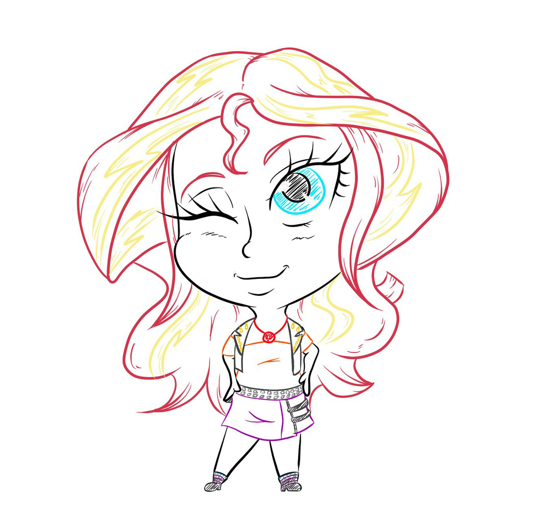 #1770479 - safe, artist:albertbm, sunset shimmer, equestria girls ...