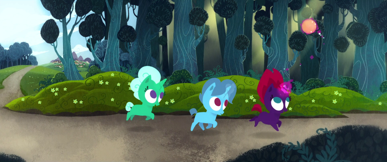 #1779811 - safe, screencap, glitter drops, spring rain, tempest shadow ...