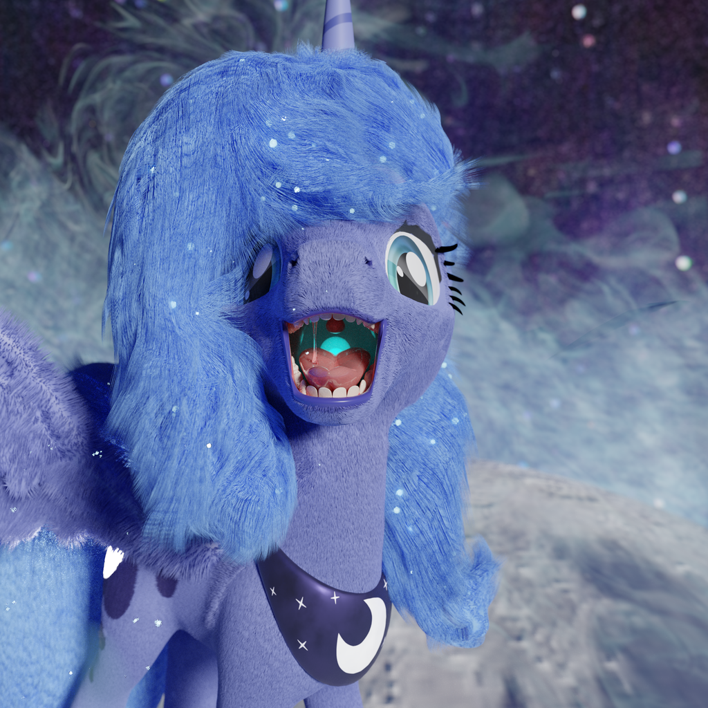 #1781965 - questionable, artist:ponyguy456, princess luna, pony, 3d ...