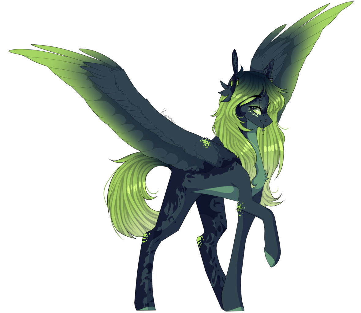 #1784502 - safe, artist:skimea, oc, oc only, oc:livia, pegasus, pony, female, mare, simple ...