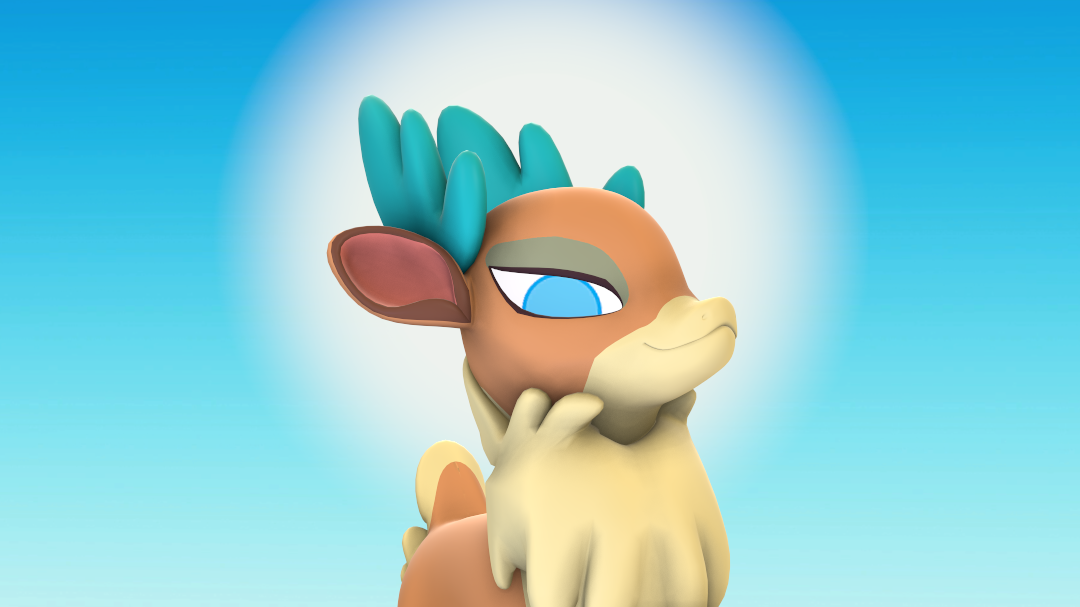 #1770989 - safe, artist:hbits, velvet (tfh), deer, reindeer, them's ...