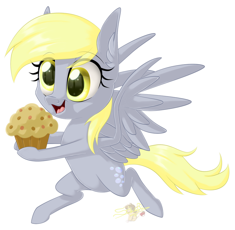 #1771130 - safe, artist:unisoleil, derpy hooves, pegasus, pony, g4 ...