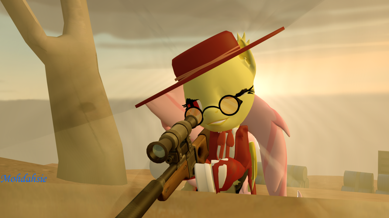 #1785174 - safe, artist:mohdashie, fluttershy, pony, g4, 3d, alushy ...