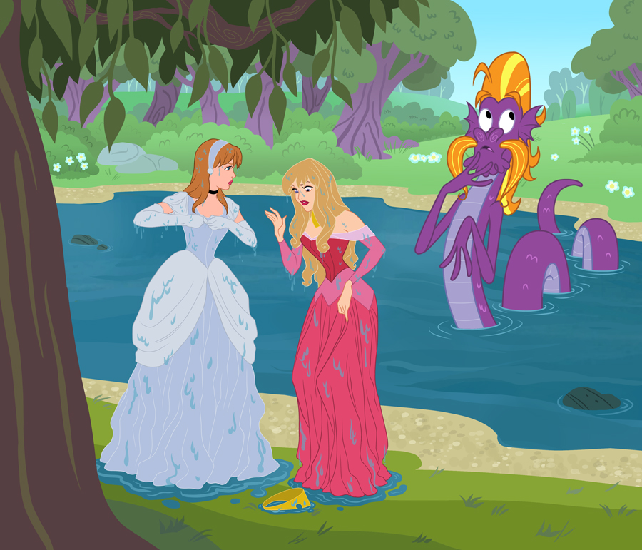 #1785177 - safe, artist:sapphiregamgee, steven magnet, sea serpent, g4 ...