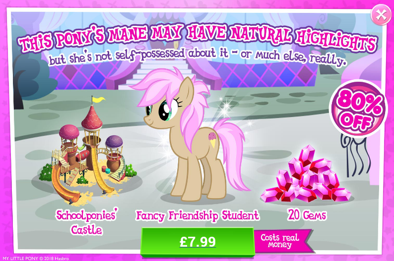 #1786744 - safe, gameloft, strawberry scoop, earth pony, pony, school ...