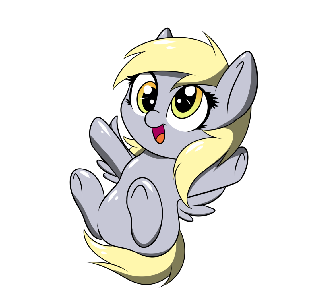 #1789147 - safe, artist:sugarwings-art, derpy hooves, pony, g4, chibi ...