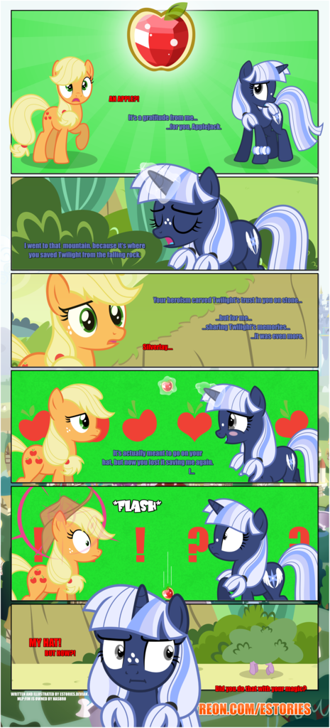 #1789719 - safe, artist:estories, applejack, twilight sparkle, oc, oc ...