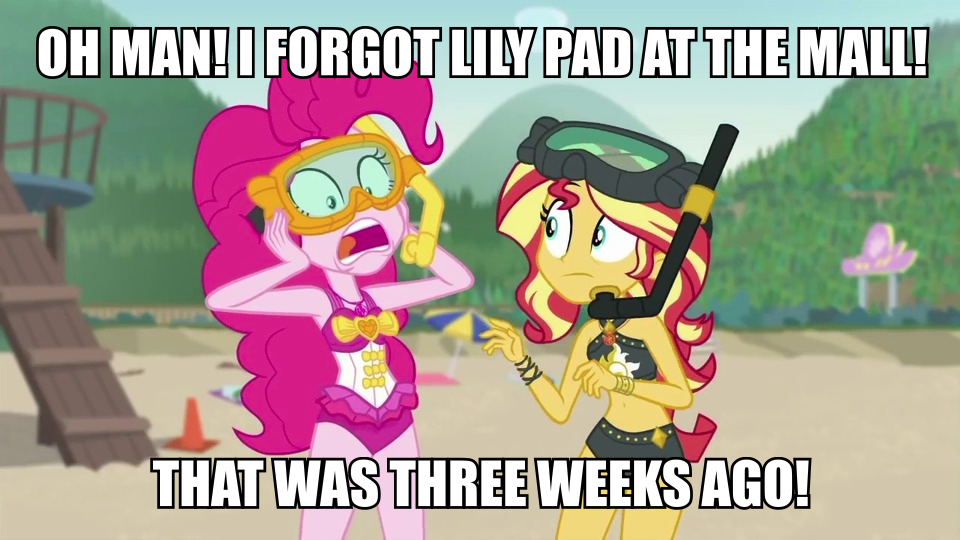 #1789892 - safe, edit, edited screencap, screencap, pinkie pie, sunset ...