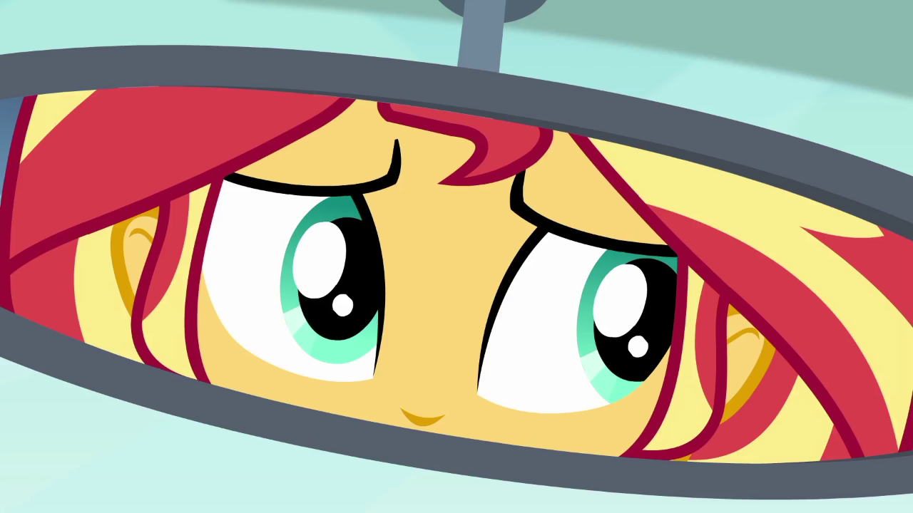 #1791660 - safe, screencap, sunset shimmer, driving miss shimmer ...