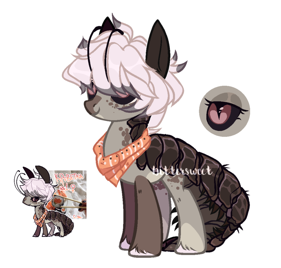 #1791752 - safe, artist:biitt, artist:otakuchicky1, oc, oc only, shrimp ...