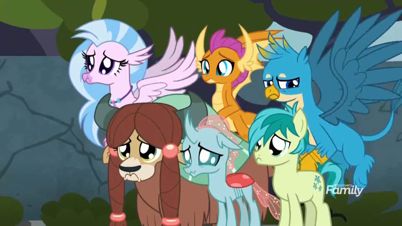 #1791829 - safe, screencap, gallus, ocellus, sandbar, silverstream ...