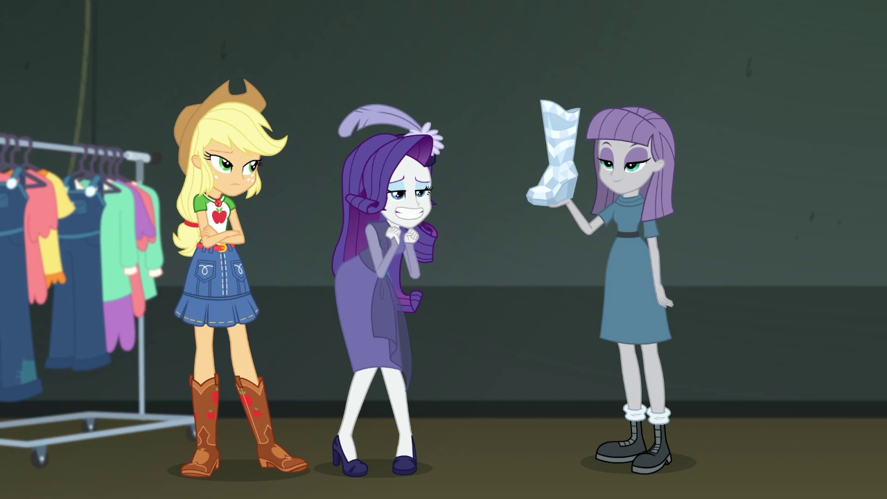 #1791856 - safe, screencap, applejack, maud pie, rarity, equestria ...