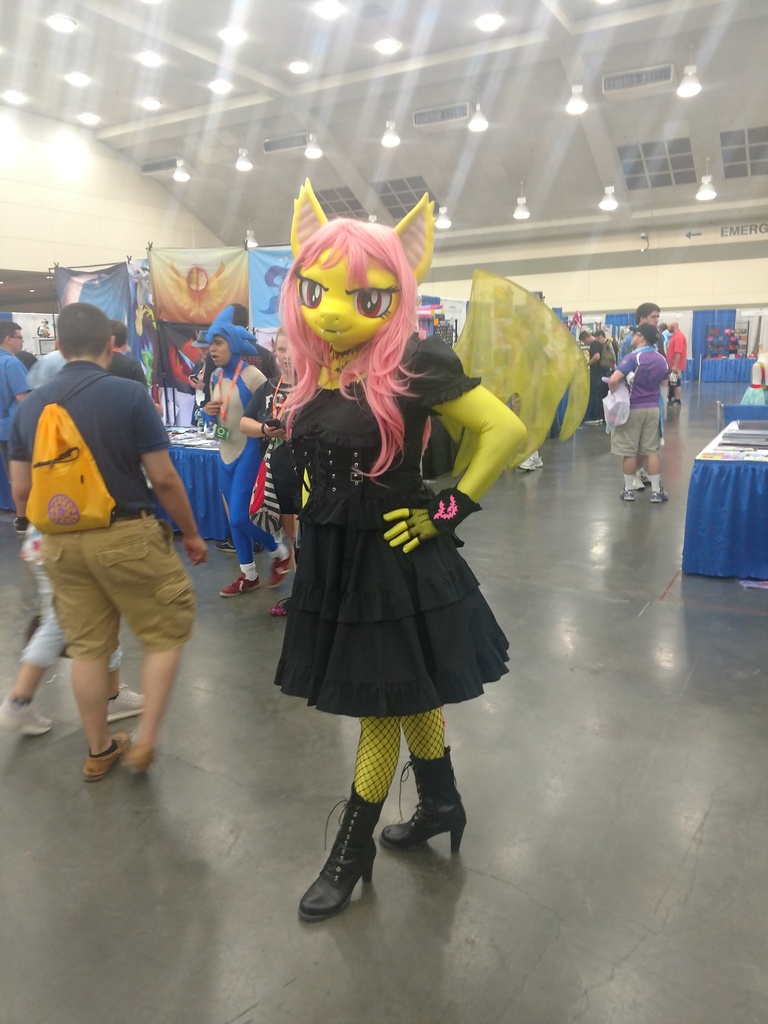 #1792589 - safe, artist:bramble bunny, discord, fluttershy, bat pony ...