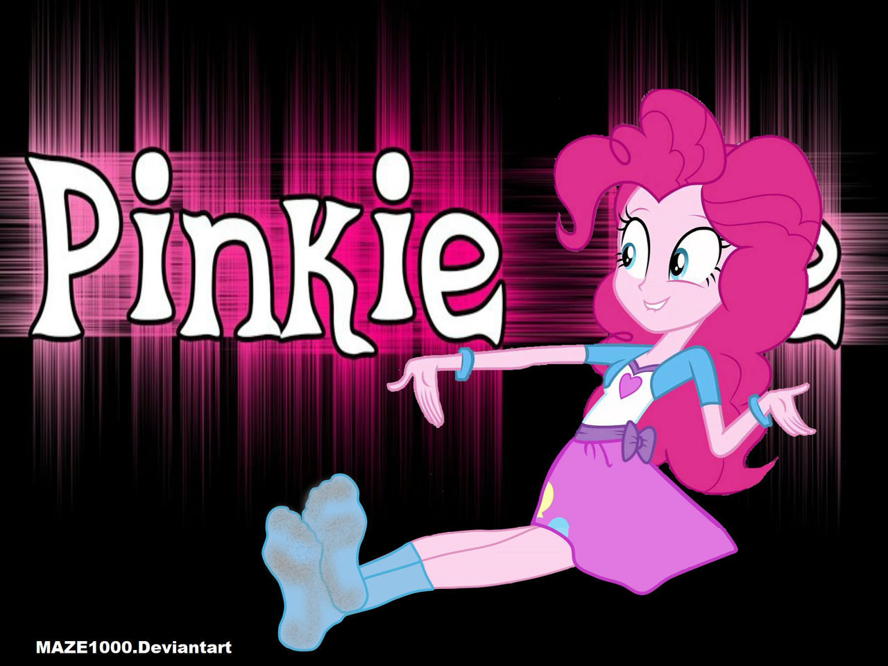 #1792668 - suggestive, artist:maze1000, pinkie pie, equestria girls, g4 ...