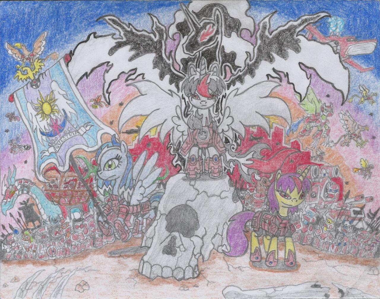 #1773771 - safe, artist:nephilim rider, oc, oc:heaven lost, oc:hera ...