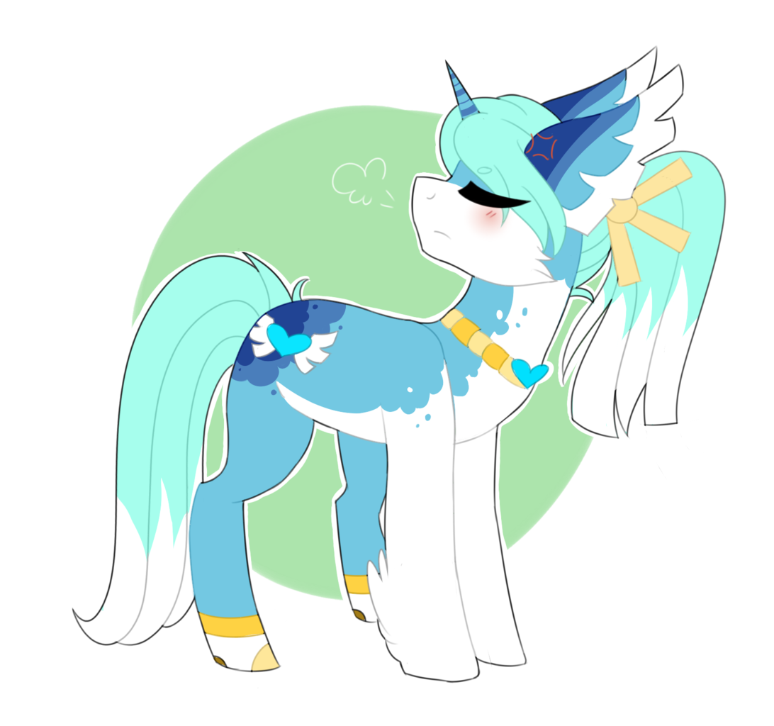 #1774890 - safe, artist:adostume, oc, oc only, pony, unicorn, blushing, breath, simple ...