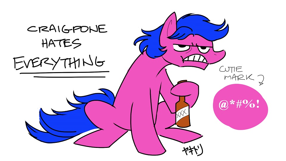 #1776306 - safe, oc, oc only, oc:craig, earth pony, pony, 4chan cup ...