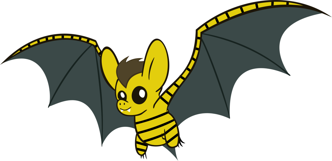 #1802962 - safe, artist:ambits, bat, wasp, yellow-striped bat, g4, may ...
