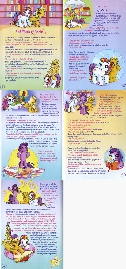 #1803547 - safe, official comic, butterscotch (g3), kimono, sunny daze ...