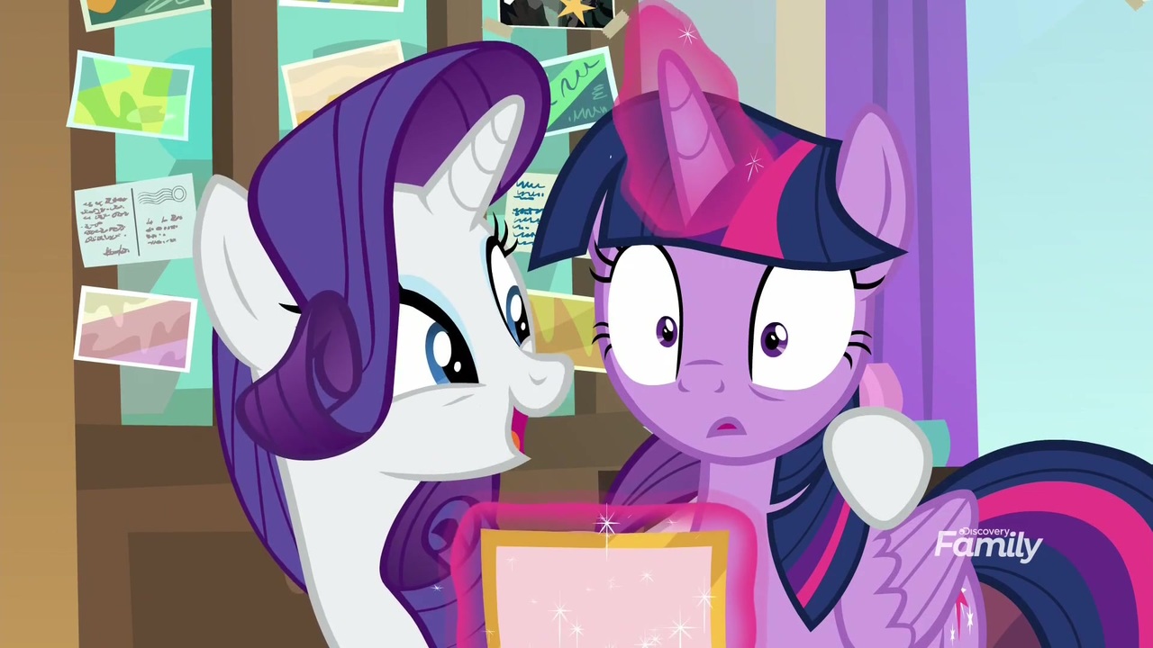 #1804781 - safe, screencap, rarity, twilight sparkle, alicorn, pony, friendship university, g4 ...