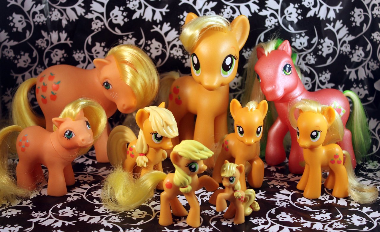 #1807836 - safe, applejack, applejack (g1), applejack (g3), baby ...